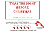 FREEBIE Friday: Twas the Night Before Christmas Fill-in-the-Blank Poem ...