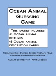 FREEBIE Friday: Ocean Animals Guessing Game! - Communication Station ...